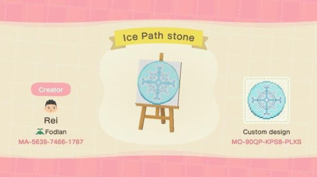 ACNH Winter Design Codes & Tips - Custom Winter Paths & Clothes Designs ...